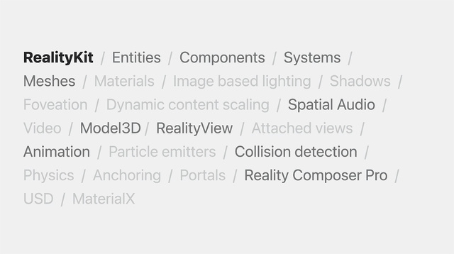 WWDC23：visionOS用にRealityKitを使用してアプリに3Dモデルやエフェクトを追加する方法 | visionOS | Mac OTAKARA